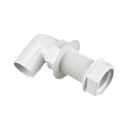 21.5mm FloPlast Black Overflow Pipe Bent Tank Connector ...
